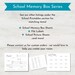 School Memory Sheets, School Memory Box, School Memory Questionnaire ...