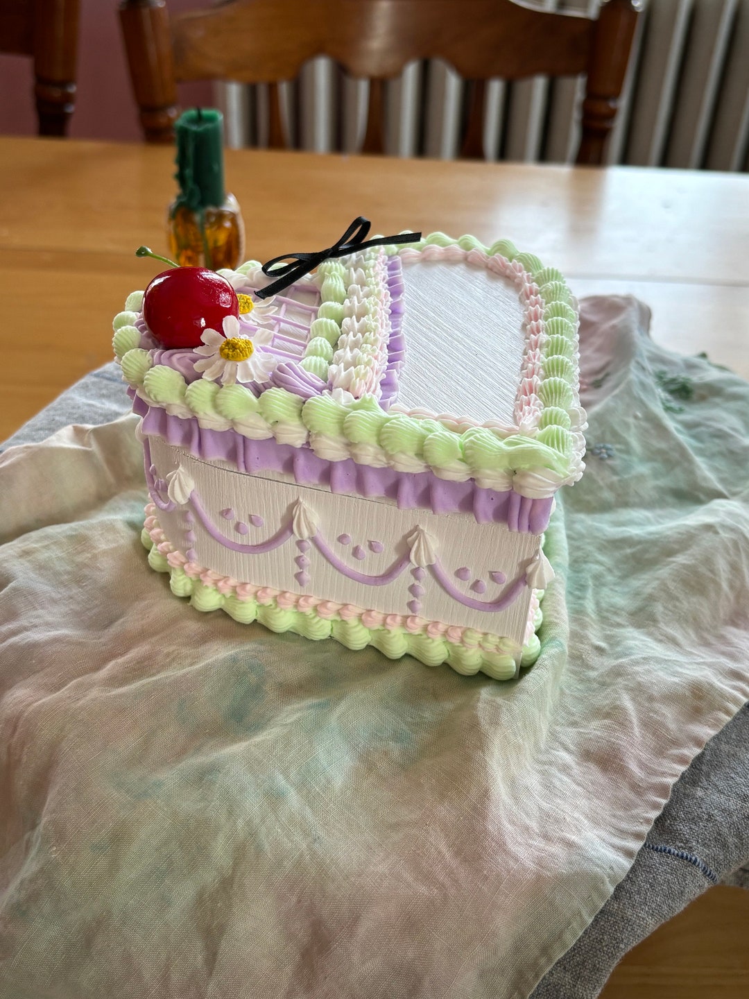 Coquette Vintage Style Fake Cake Box - Etsy