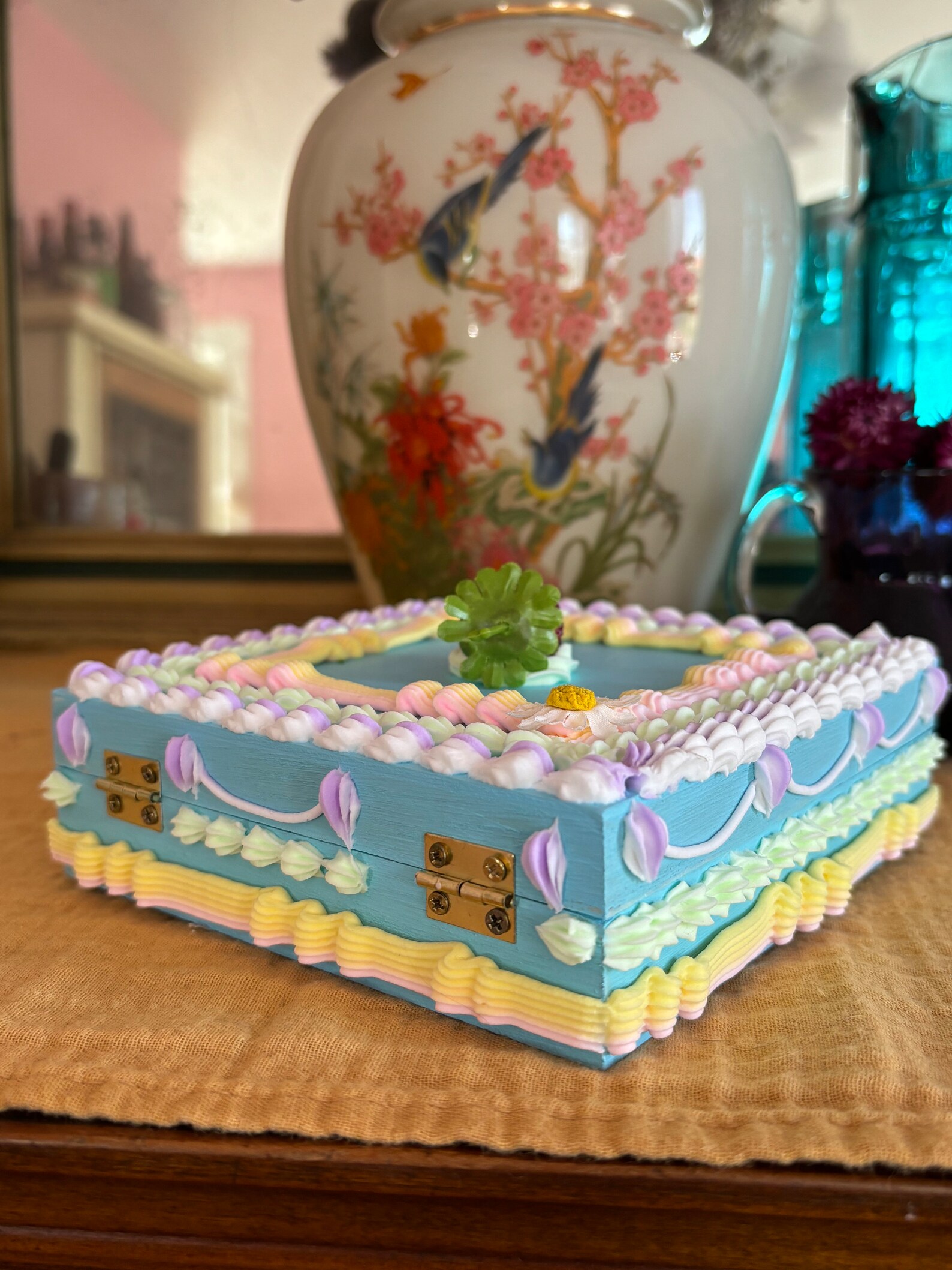 Cherry, Raspberry, and Strawberry Fake Cake Trinket Box - Etsy