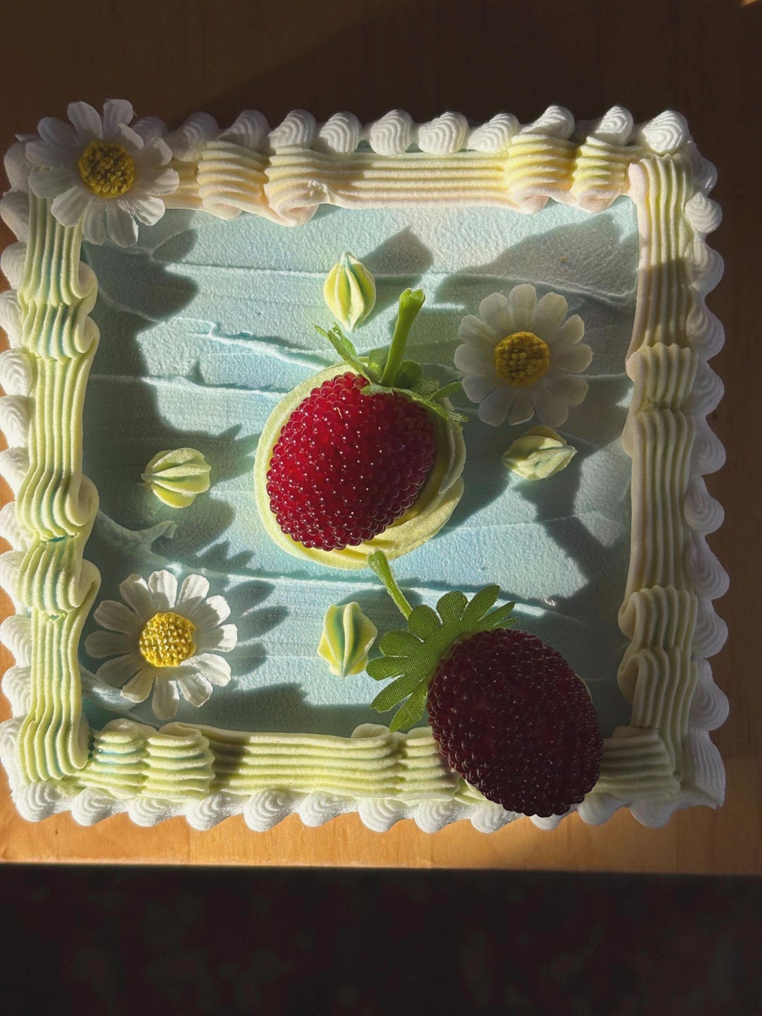 Fake Cake Mandarin and Raspberry Wall Decor - Etsy