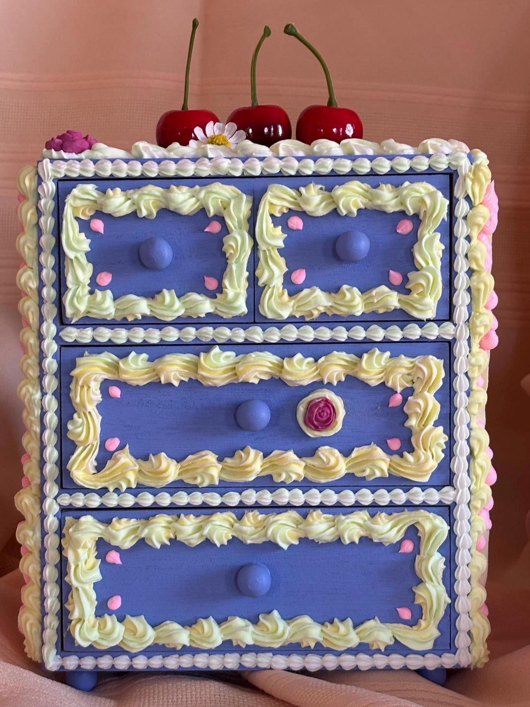 Vintage-style Fake Cake Cherry Jewelry Box - Etsy