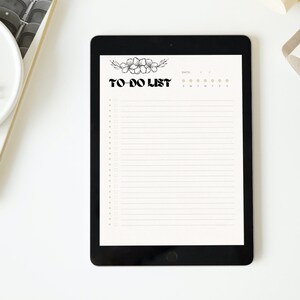 To-do List, Task Lists, Printable and Fillable Template, Instant ...