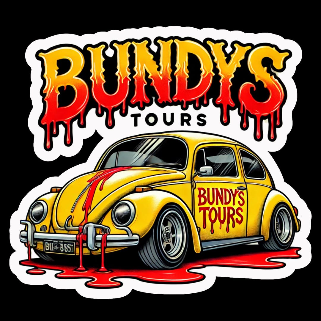 Ted Bundy Tours Sticker Hop Inif You Dare - Etsy