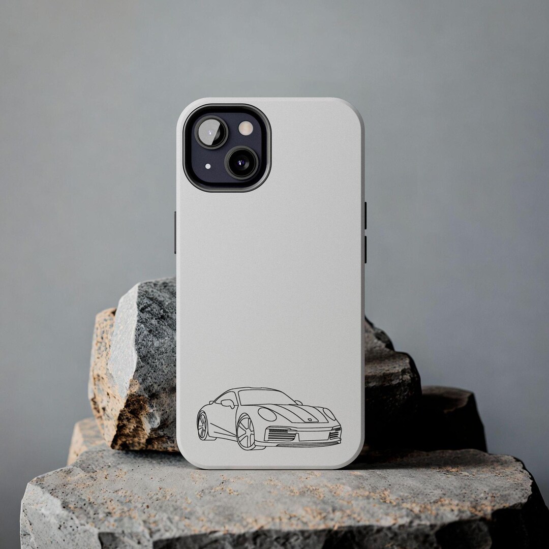 Minimalist Porsche 911 Turbo S Phone Case Car Phone Case Tough Case - Etsy