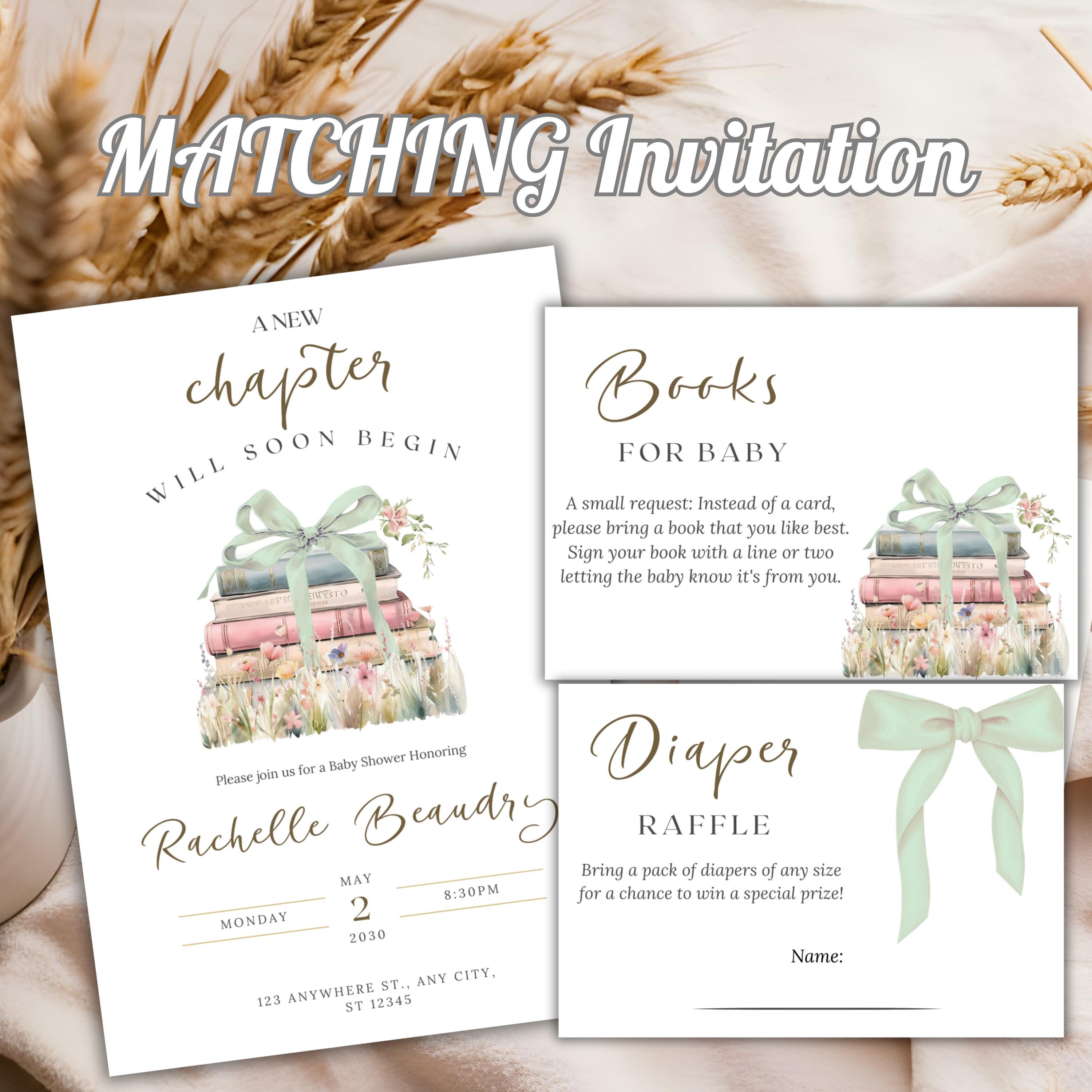 Storybook ABC Baby Shower Activity: Printable First Alphabet Book ...