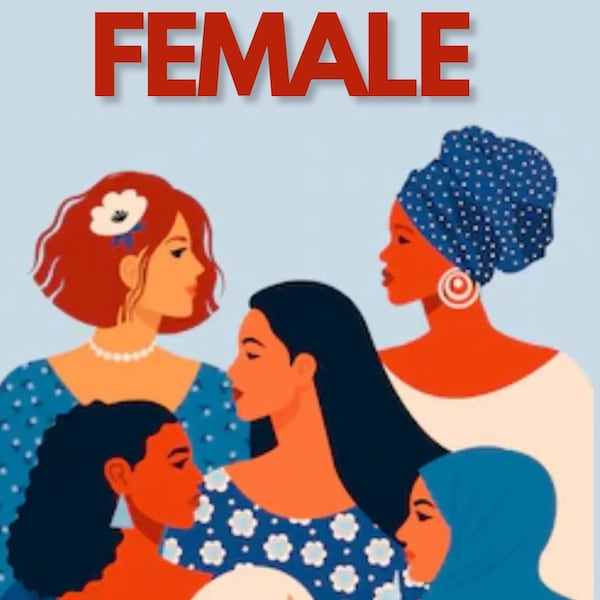 Female Poster - Etsy