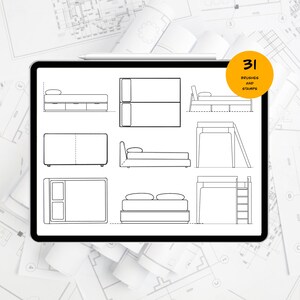 Architectural Brushes for Procreate - Etsy