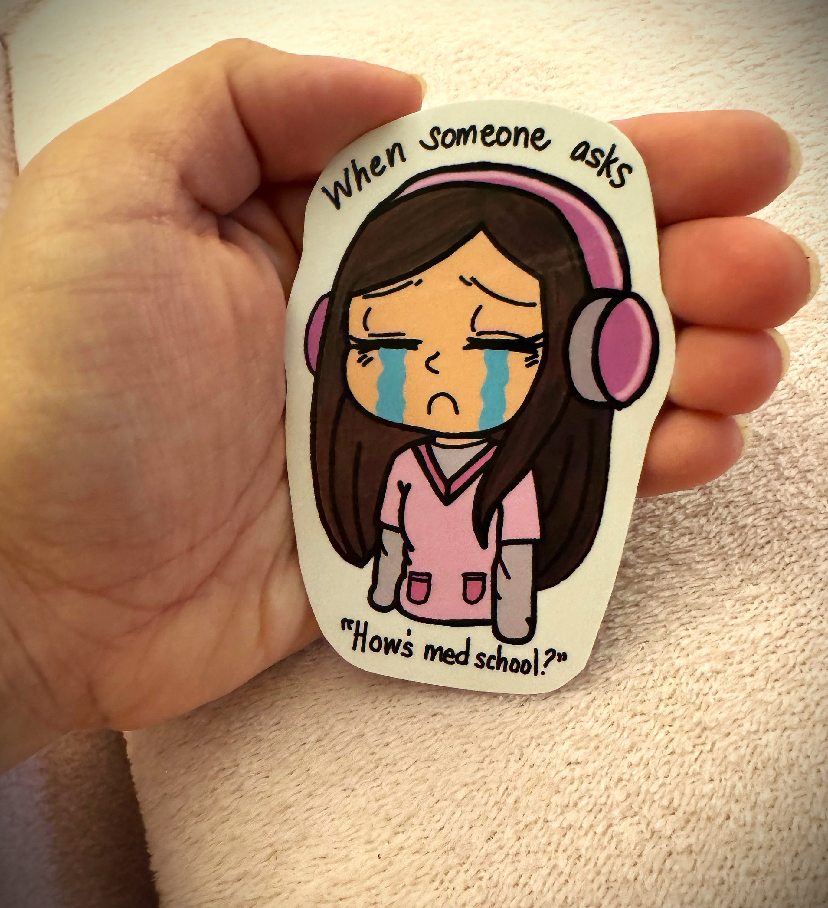 Med School Sticker, Med Student Sticker, Doctor Sticker, Medical ...