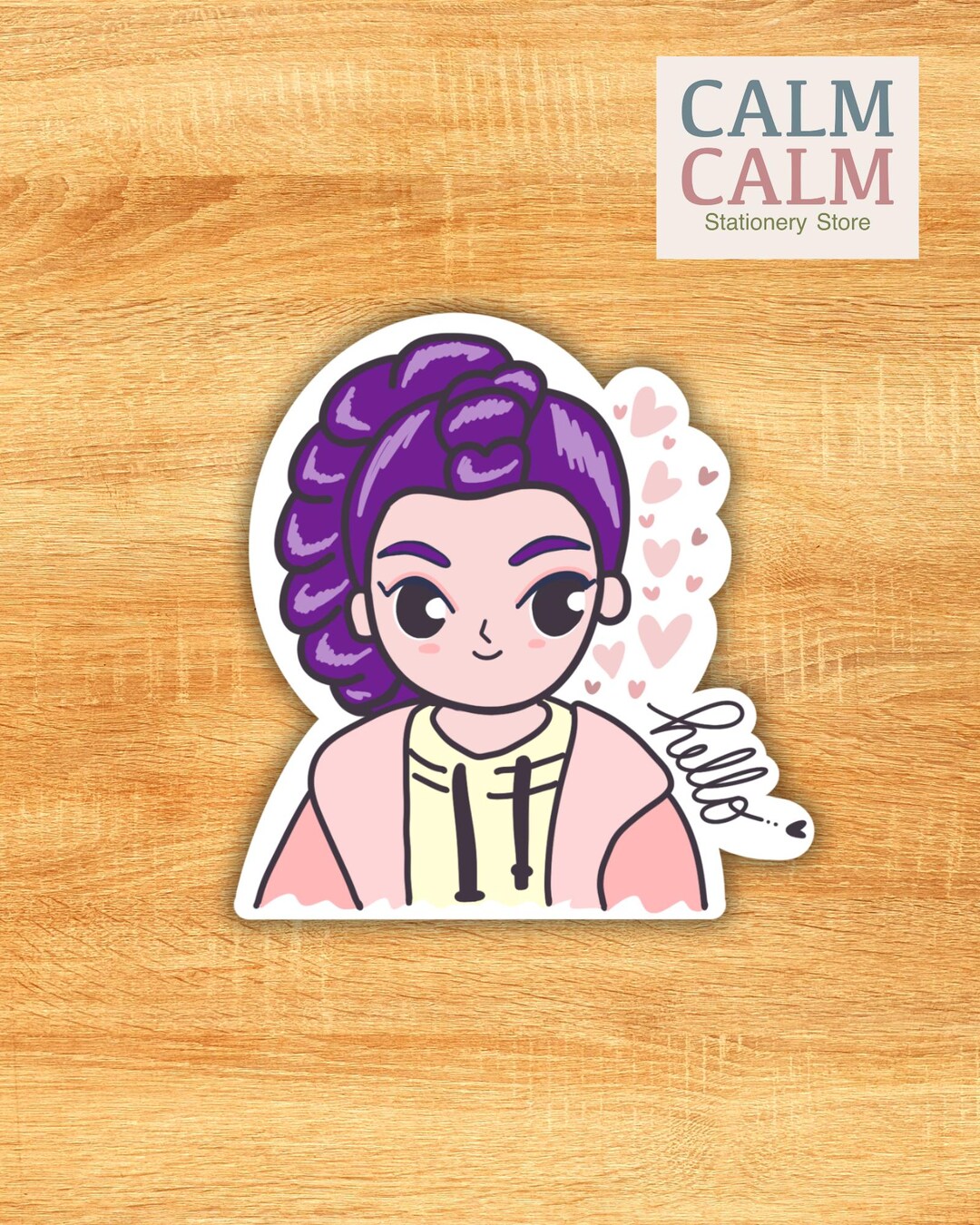 Kpop Demon Hunter Fanart Sticker, Rumi Vinyl Decal, Water-resistant K ...