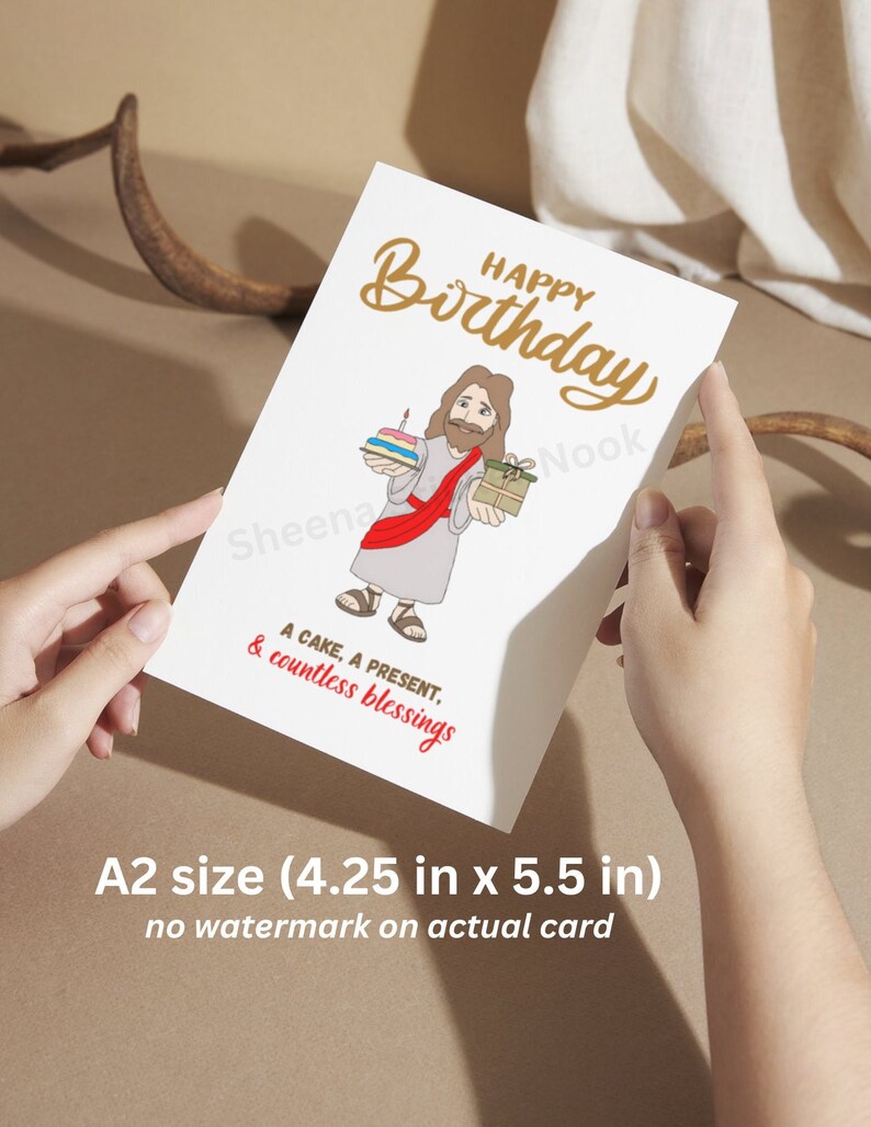 Jesus Birthday Card, Catholic Birthday Card, Christian Birthday Card ...
