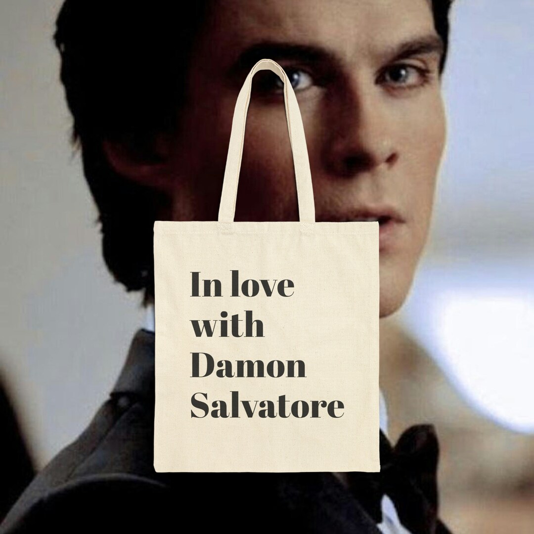 Vampire Diaries Tote Bag, Vampire Diaries, Damon Salvatore Tote Bag ...