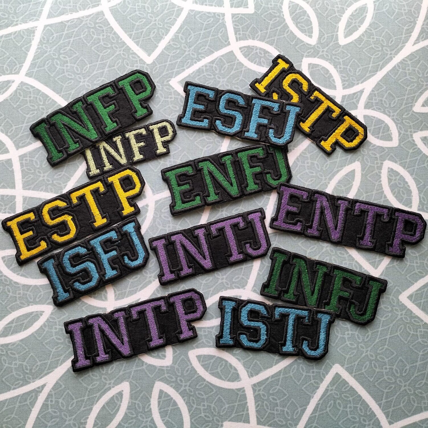 MBTI Iron-on Patches: Myers-briggs Personality Accessory - Etsy