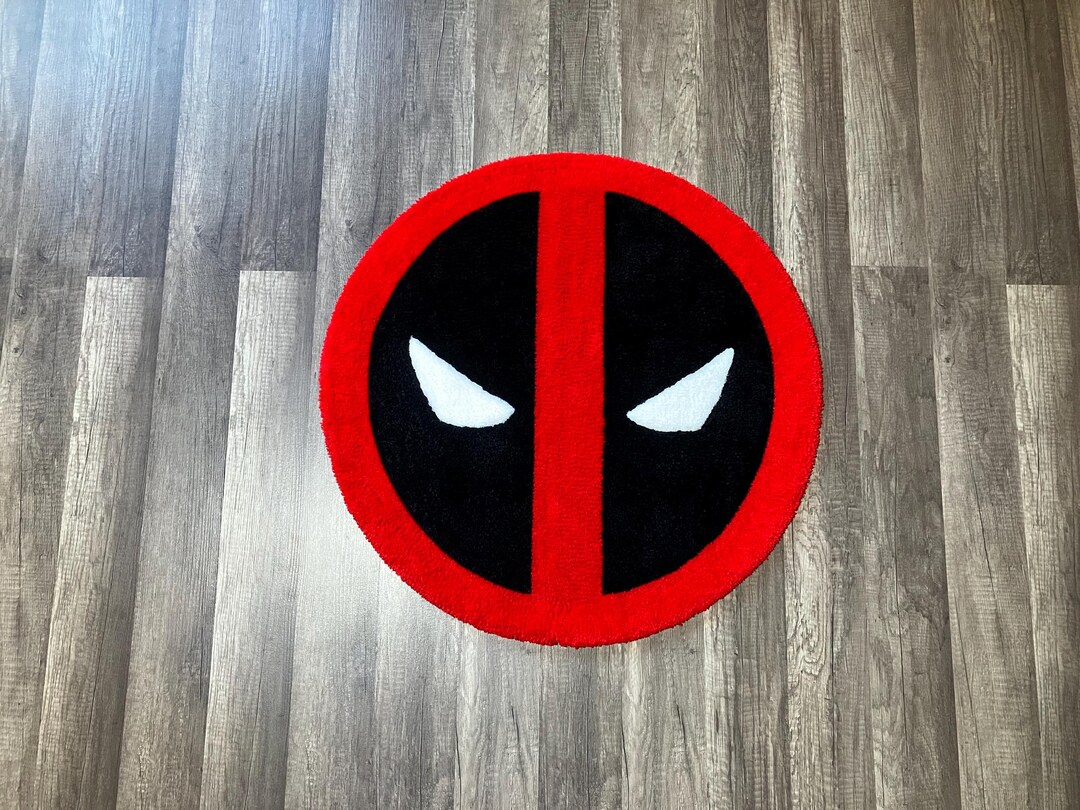Deadpool Handmade Tufted Rug Non Slip Backing - Etsy