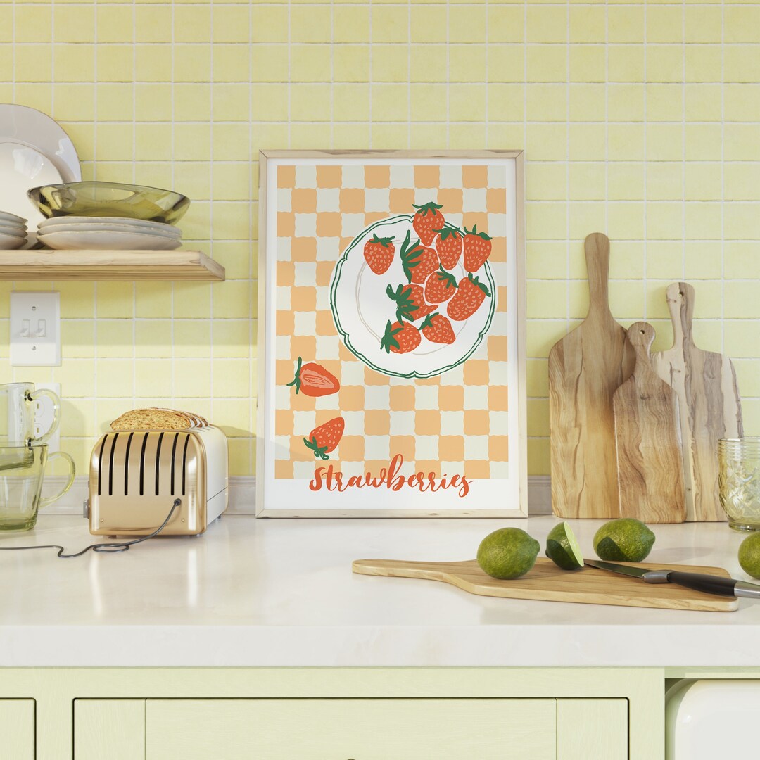 Strawberries Food - Etsy
