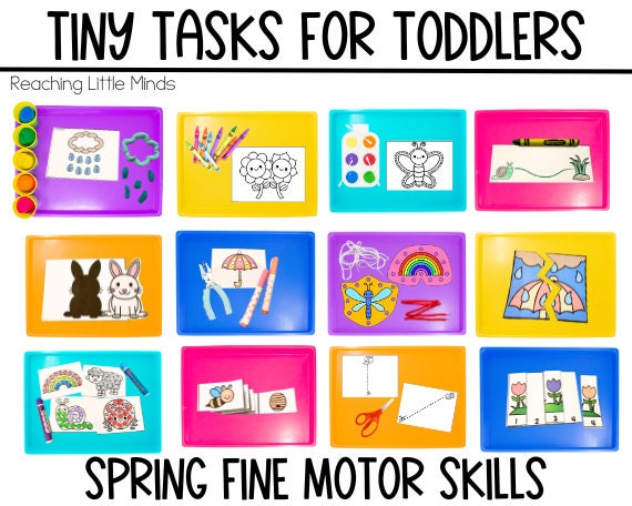 Spring Fine Motor Activities for Toddlers - Etsy