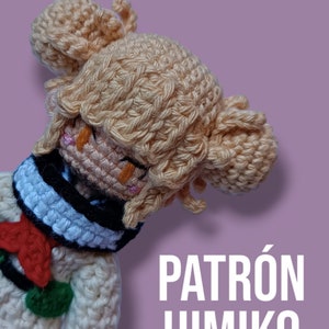 PATRON PDF ESPAÑOL / Himiko Toga amigurumi - Etsy México