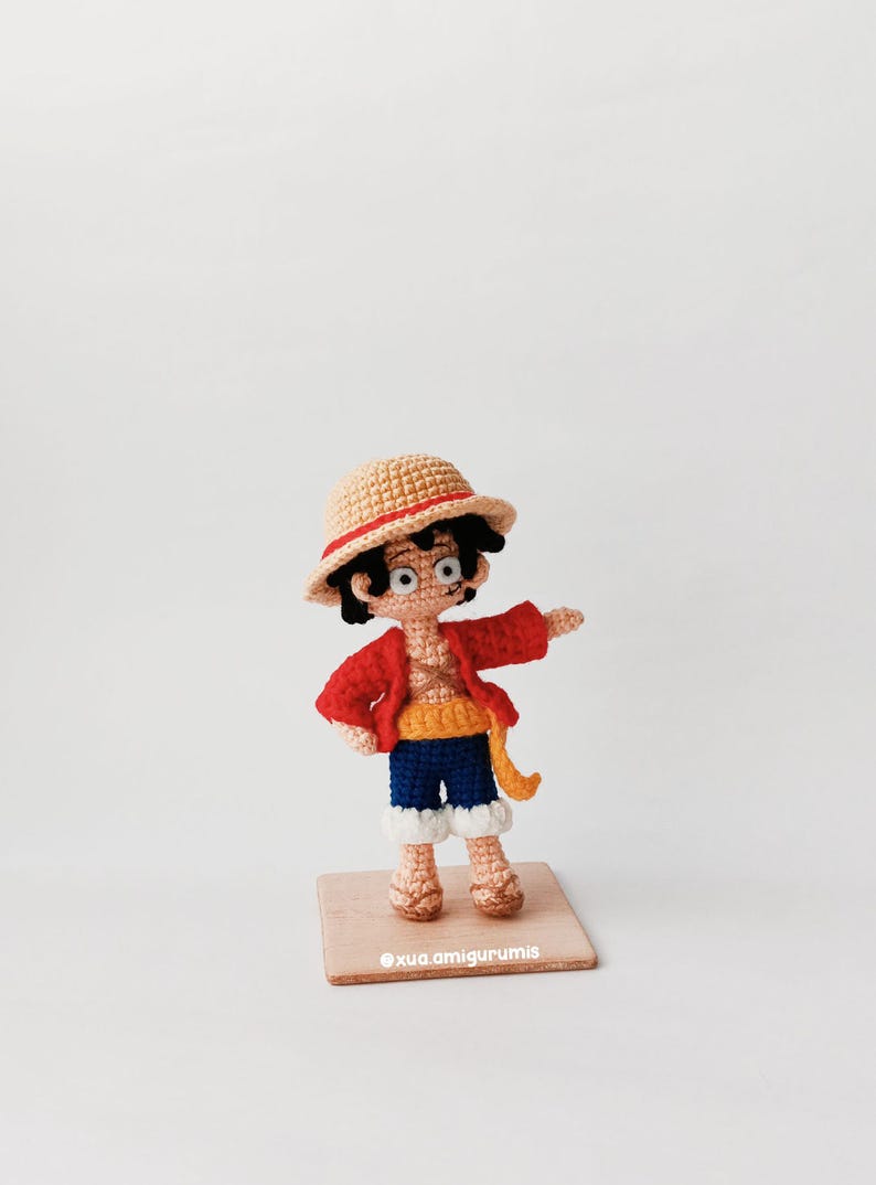 SPANISH PDF PATTERN/ Luffy Amigurumi - Etsy