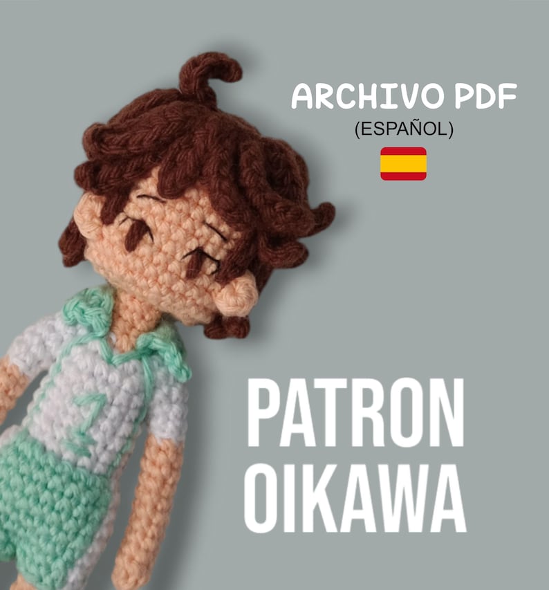 SPANISH PDF PATTERN/ Oikawa Toru Amigurumi - Etsy