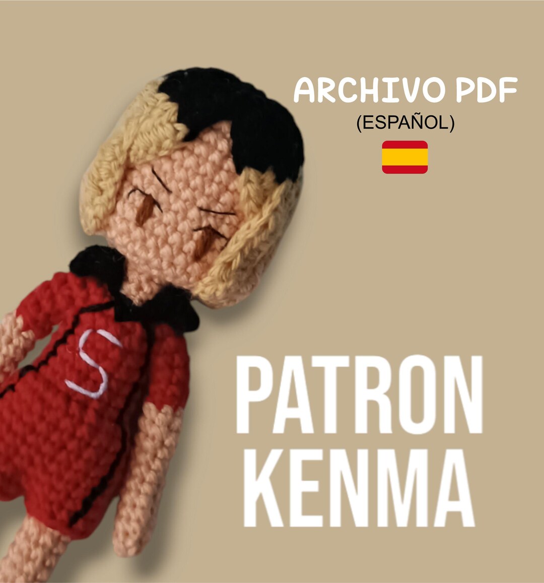 SPANISH PDF PATTERN/ Kenma Kozume Amigurumi - Etsy