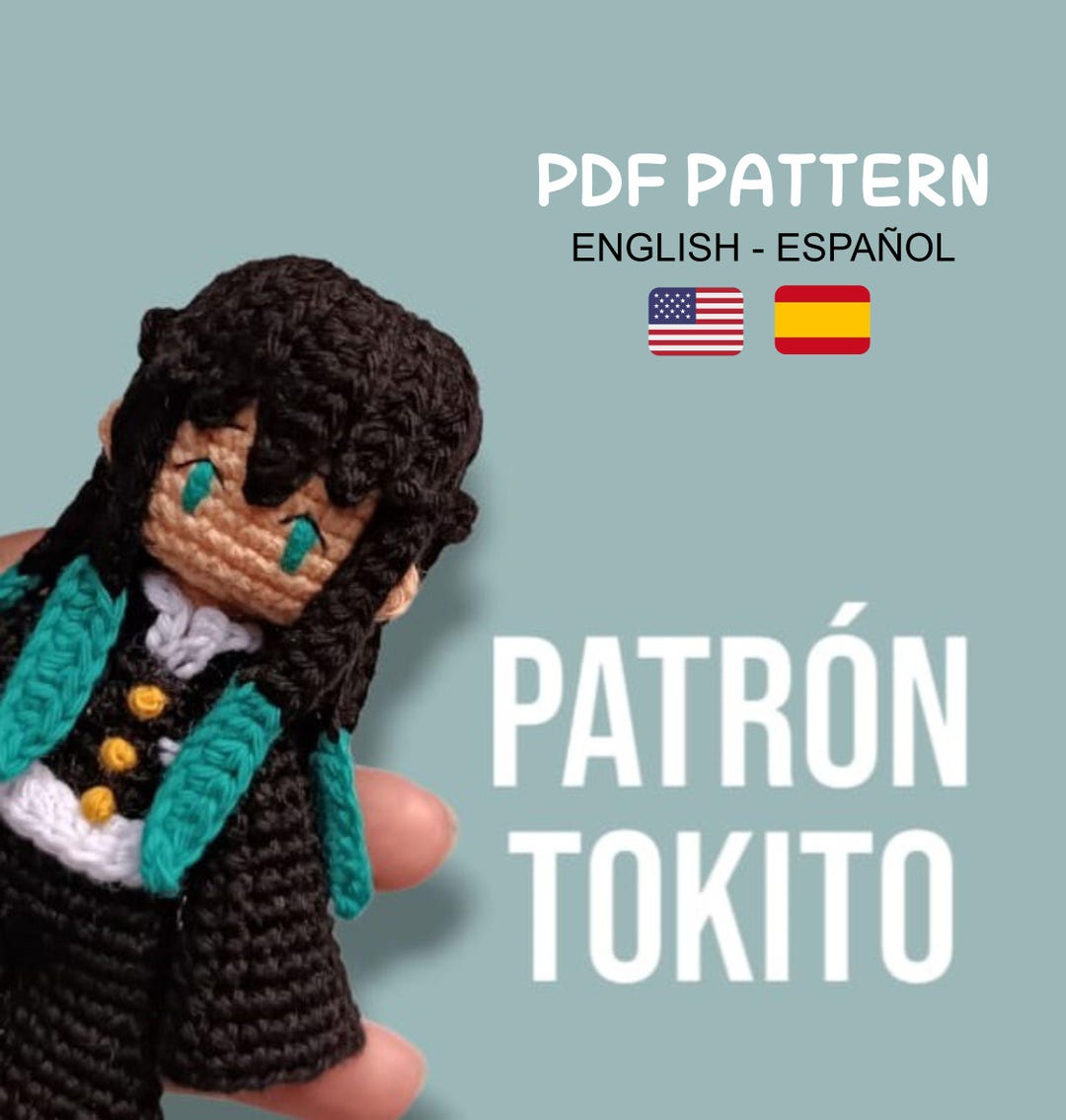 TOKITO PDF PATTERN / Tokito Pattern English - Spanish - Etsy