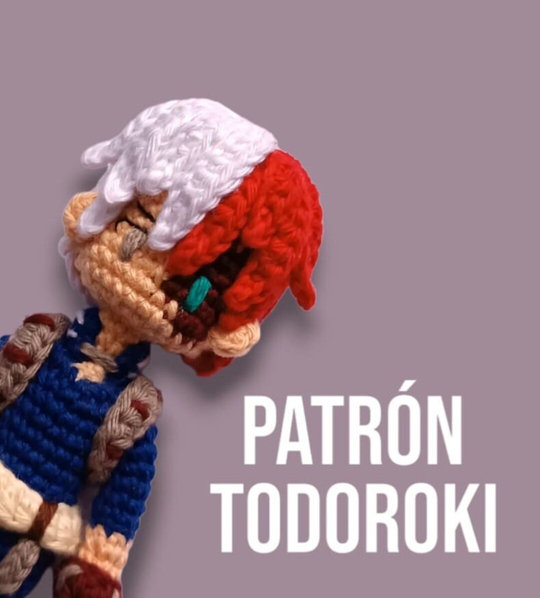 PDF PATTERN SPANISH/ Todoroki Amigurumi - Etsy