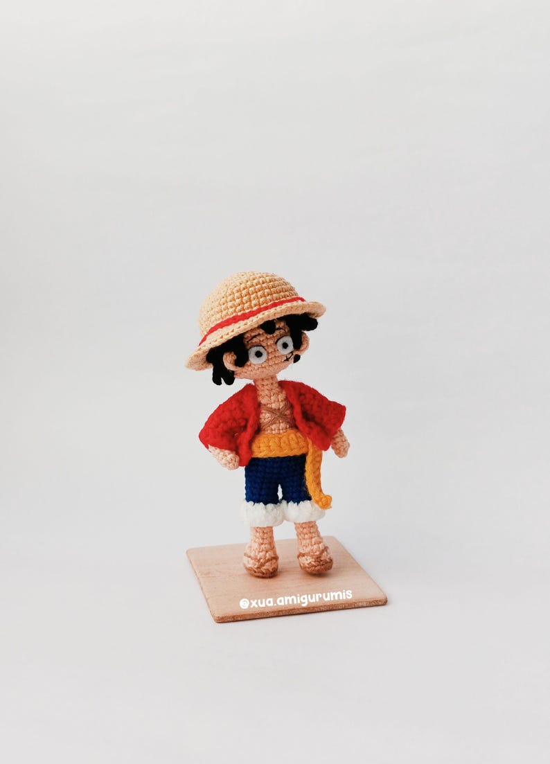 SPANISH PDF PATTERN/ Luffy Amigurumi - Etsy