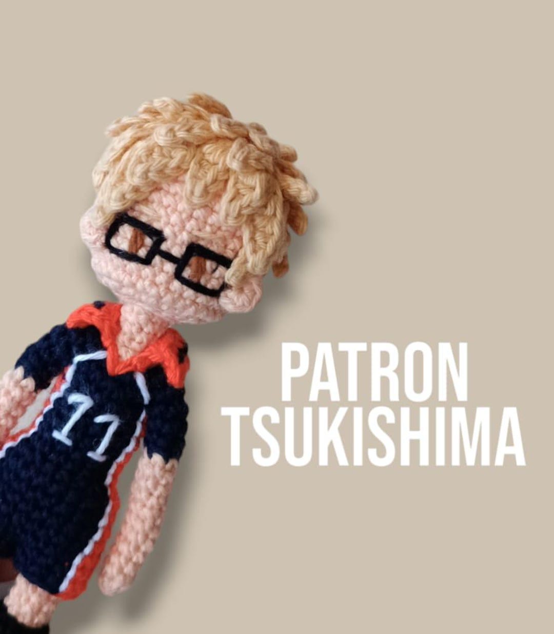 PATTERN PDF / Tsukishima Kei Amigurumi - Etsy