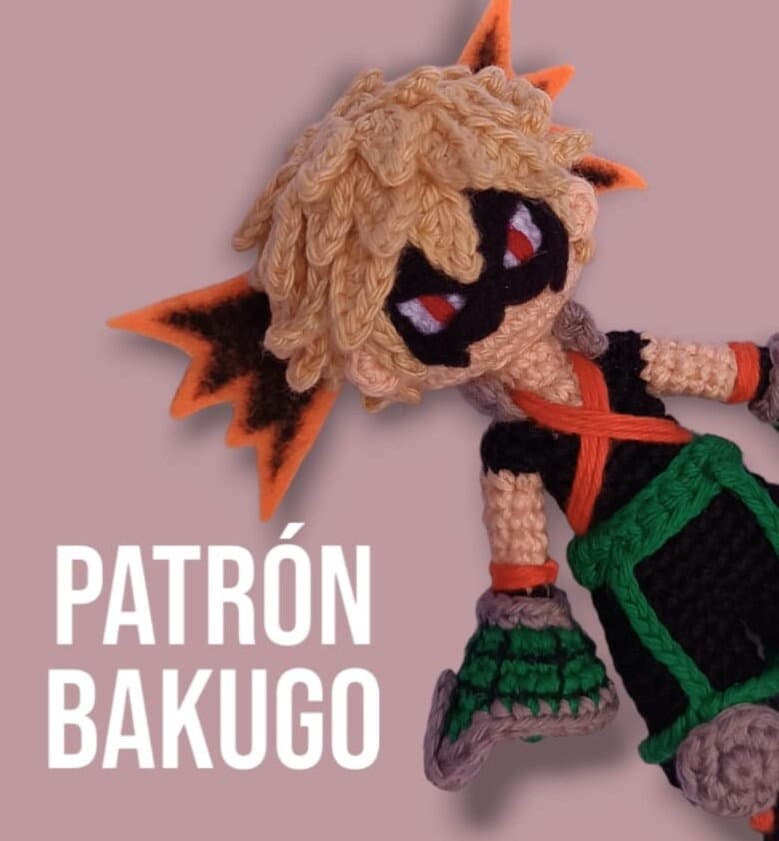 SPANISH PDF PATTERN / Bakugo Amigurumi - Etsy