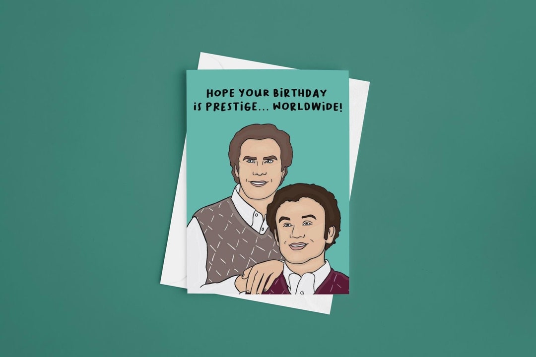 Funny Pop Culture Birthday Card Silly Movie Comedy Happy Birthday ...