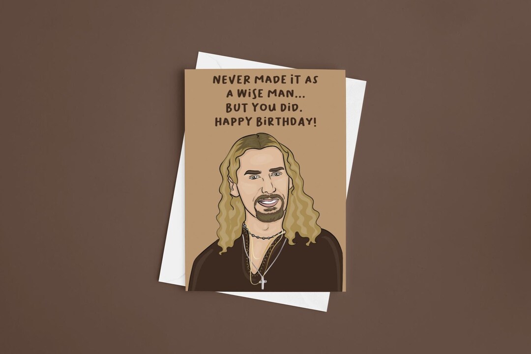 Chad Birthday Card - Funny Rock Music Greeting - Pop Culture Meme Card ...