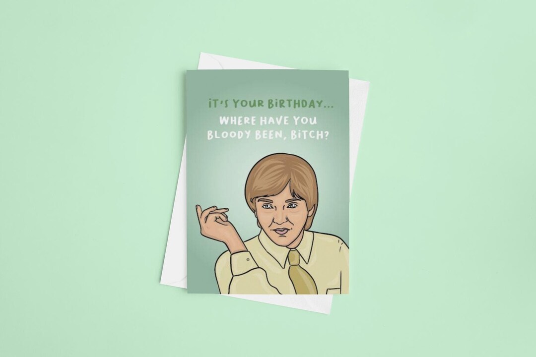 Mr G Birthday Card - Funny 2000s Nostalgic Pop Culture TV Workplace ...