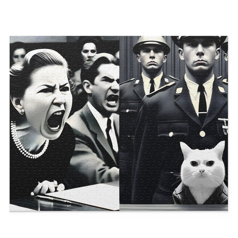 Women Yelling at Cat the Escalation Meme - Etsy