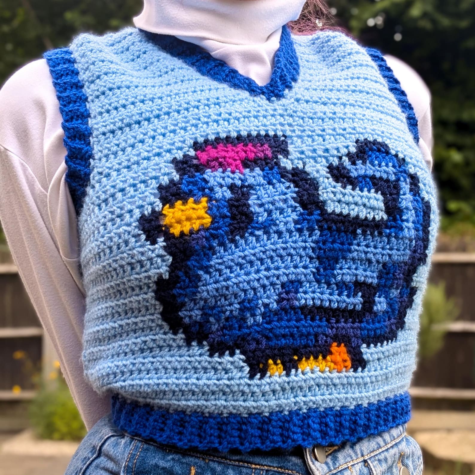Stardew Valley Crochet Chicken Vest Pattern: Easy Tapestry Design (PDF ...