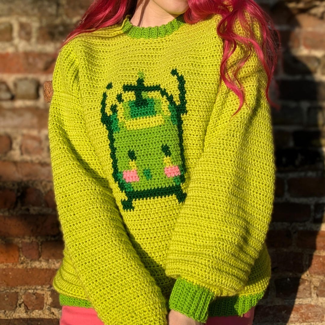 Junimo Jumper Crochet Pattern: Stardew Valley Inspired Sweater (PDF ...