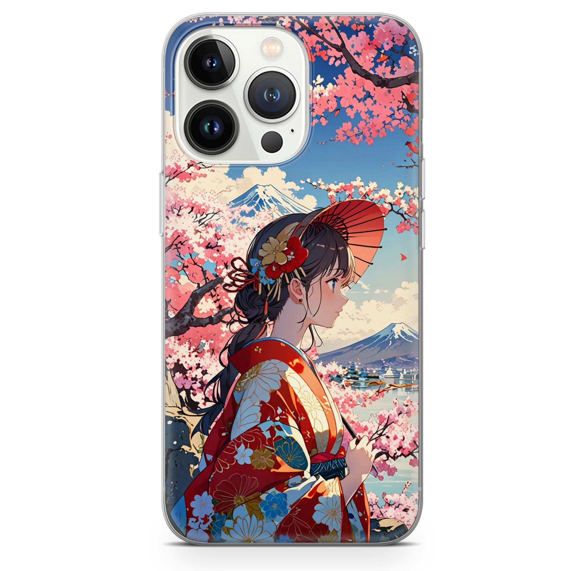 Japanese Art Phone Case Animated Cover for iPhone 17, 16pro, 15, 14, 13 ...