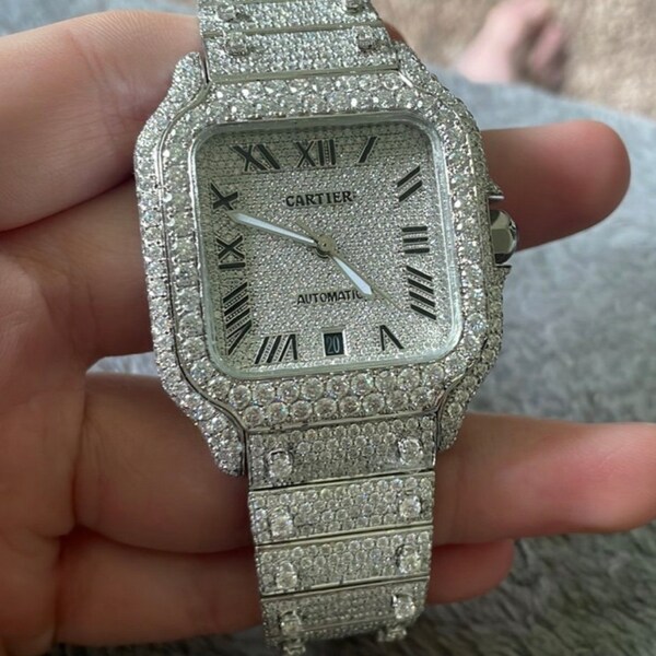 Lab Diamond Watch - Etsy