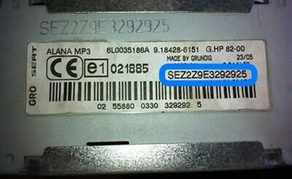 SEAT Radio Code Pin Decode Security Unlock All Models Instant Service - Etsy