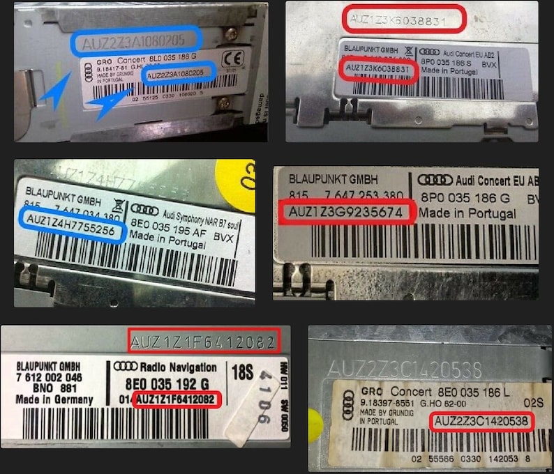 Audi Radio Code Pin Decode Security Unlock All Models Instant Service - Etsy