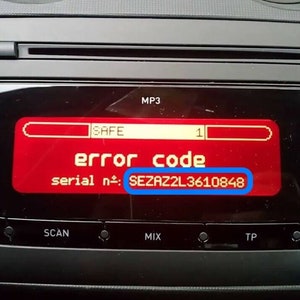 SEAT Radio Code Pin Decode Security Unlock All Models Instant Service - Etsy