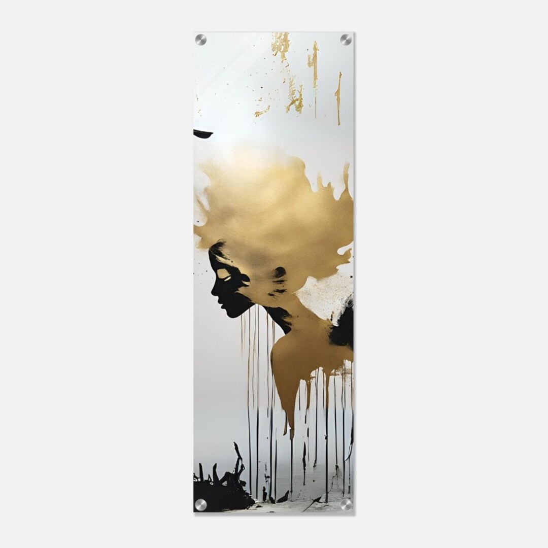 Printing on Plexiglass, an Abstract Look, Golden Reflections - Etsy