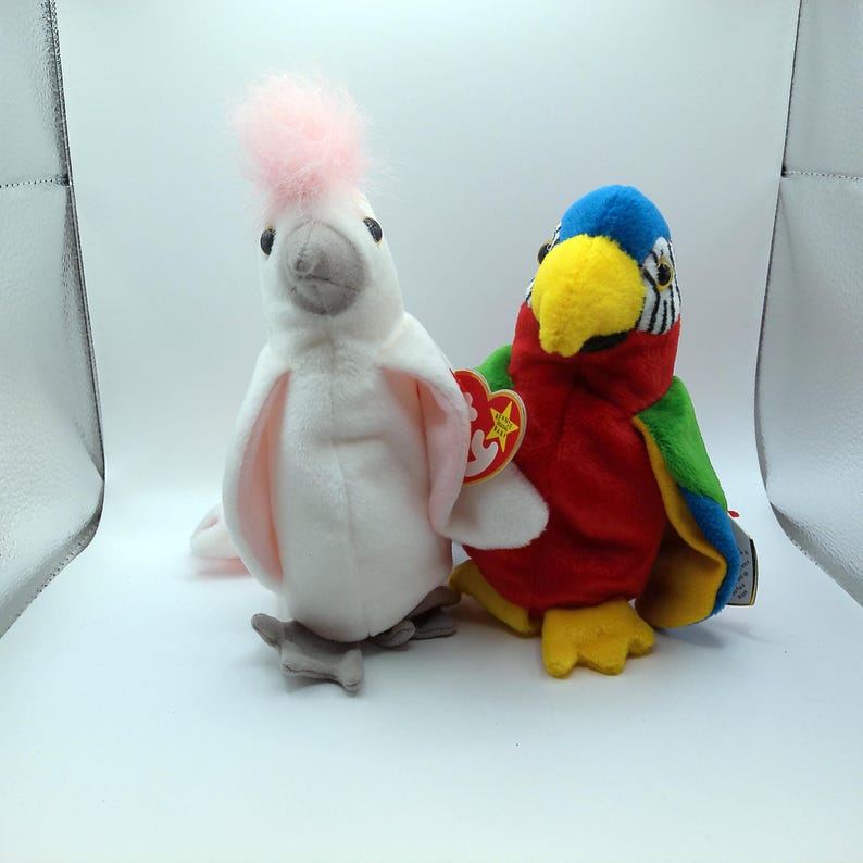 Beanie Baby Parrot (tropical Bird) and Cockatoo - Etsy