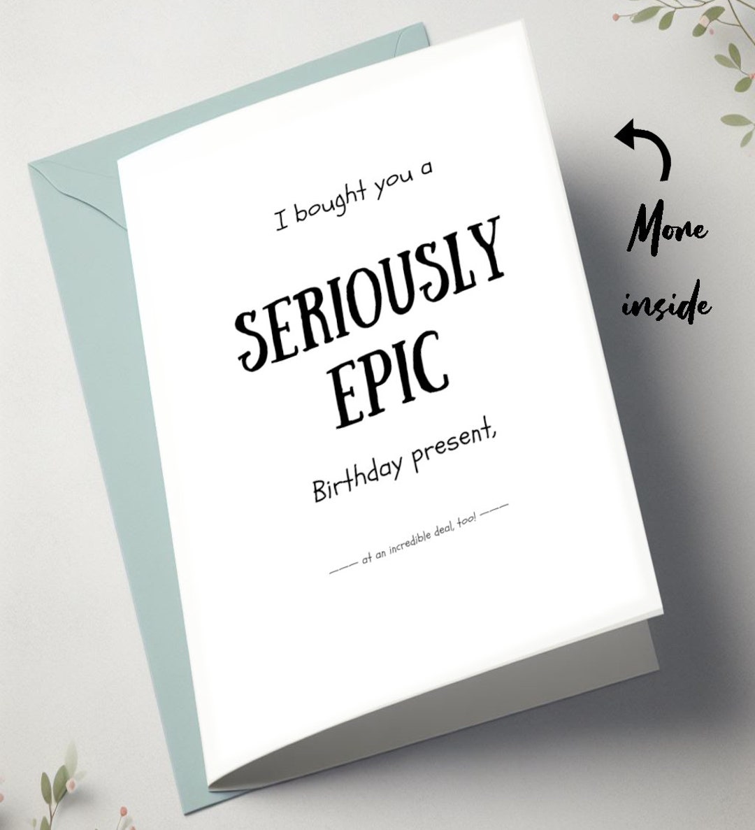 Funny Birthday Card: Downloadable and Printable, Sarcastic, Funny ...