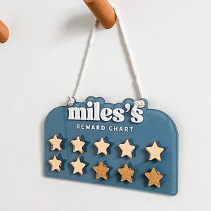 Personalized Acrylic Reward Chart| Reward Chart| Kids Daily Checklist ...