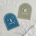 Acrylic Star Arch Milestone Cards | Monthly Milestone Markers | Boho ...