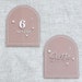 Acrylic Star Arch Milestone Cards | Monthly Milestone Markers | Boho ...
