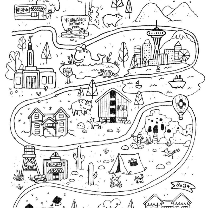 Relationship Map Etsy 4706