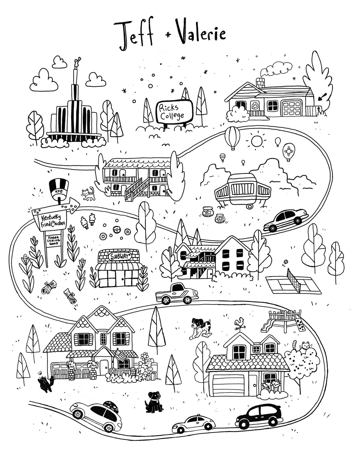 Custom-made Relationship Milestone Map - Etsy