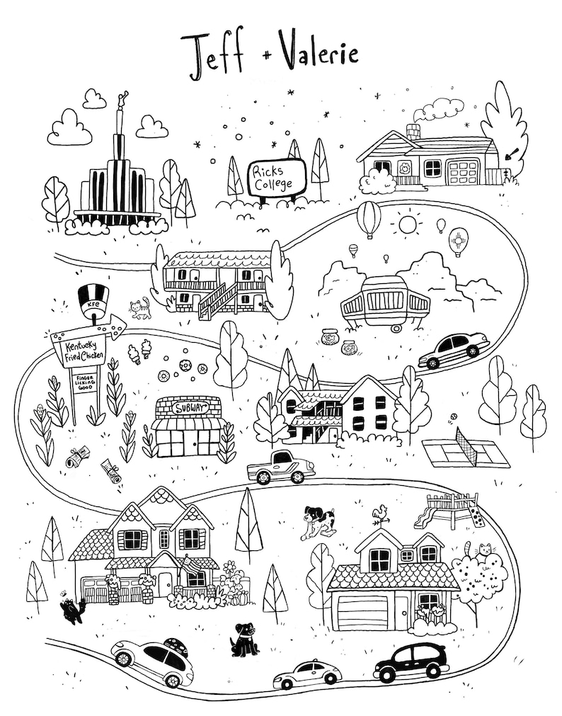Custom-made Relationship Milestone Map - Etsy