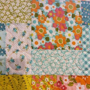 Handmade Quilt - Flower Power - Queen Sized - Etsy