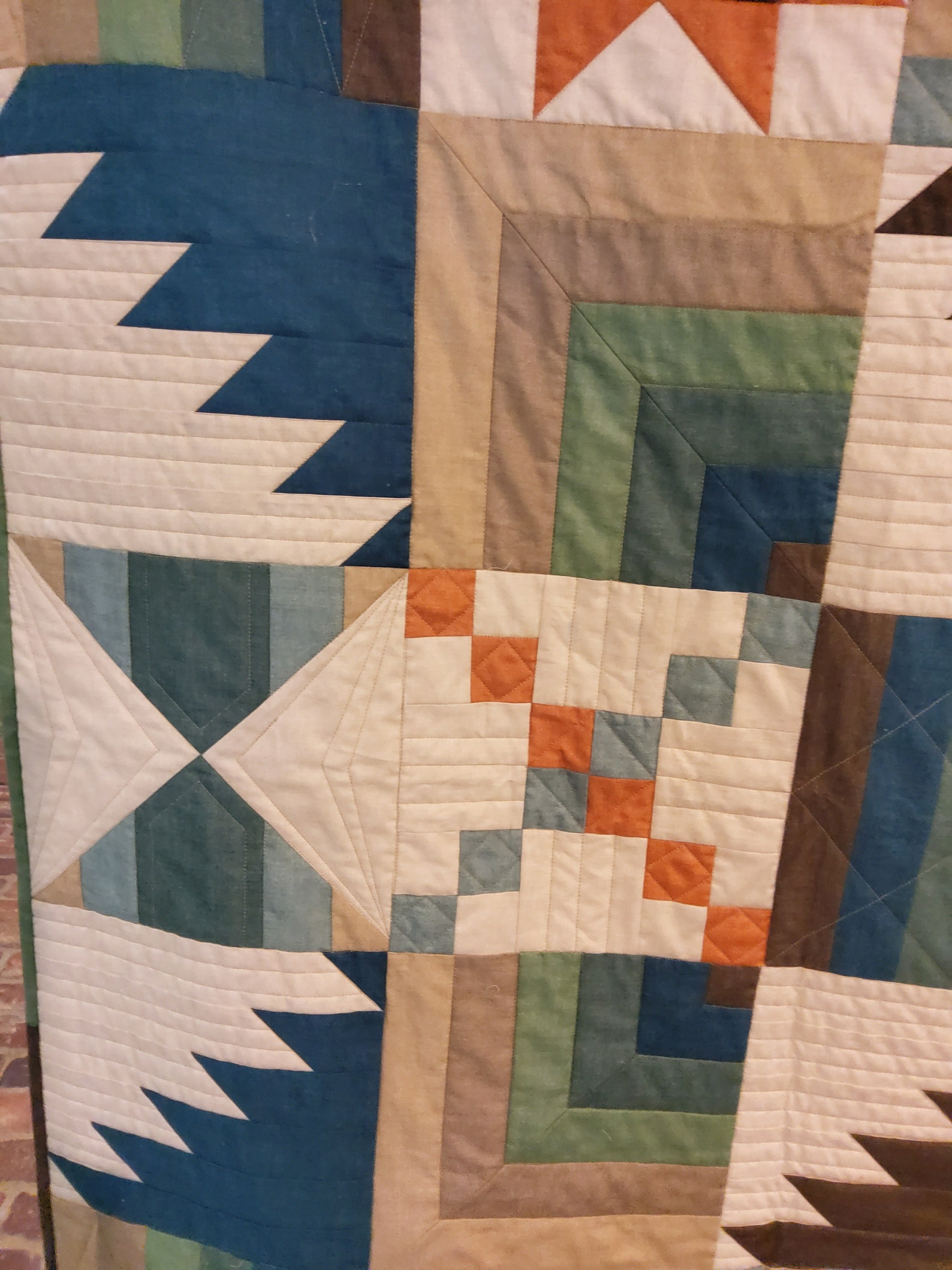 Arizona Quilt - Reversible - One-of-a Kind Big Block Backing - Etsy